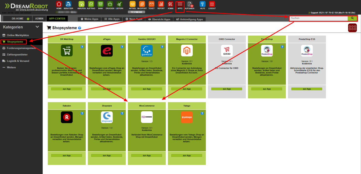 WooCommerce-App - Dreamrobot