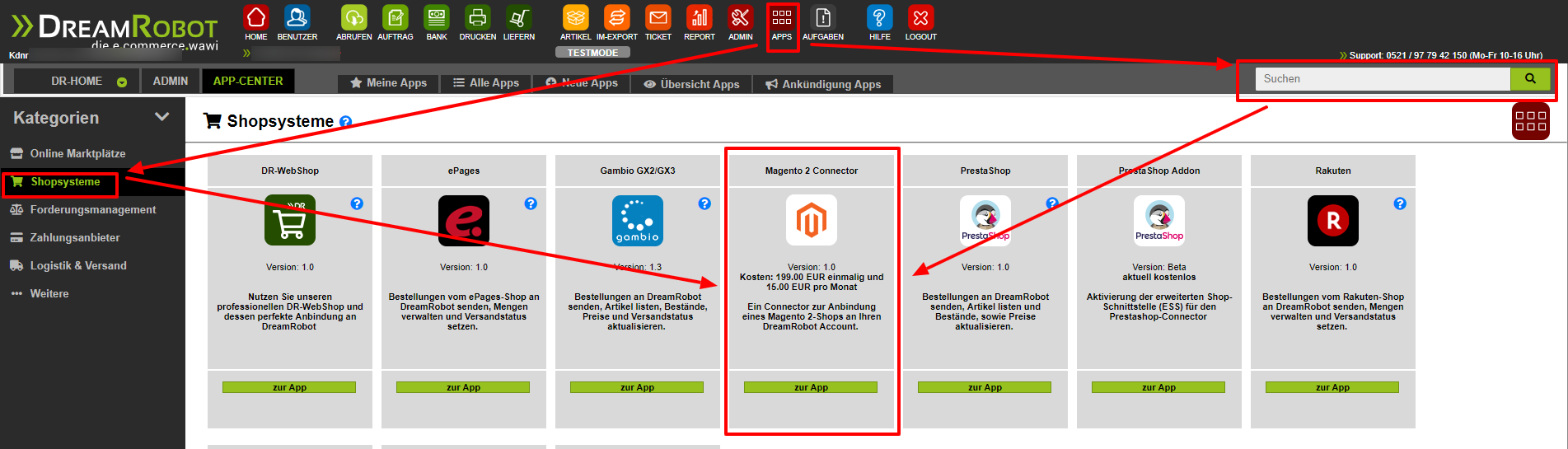 Magento2-Connector-App - Dreamrobot