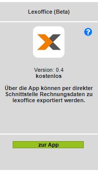 lexoffice-App - Dreamrobot